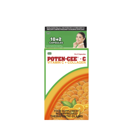 POTEN-CEE + C Vitamin C / Collagen Capsule 10+2 price in the ...